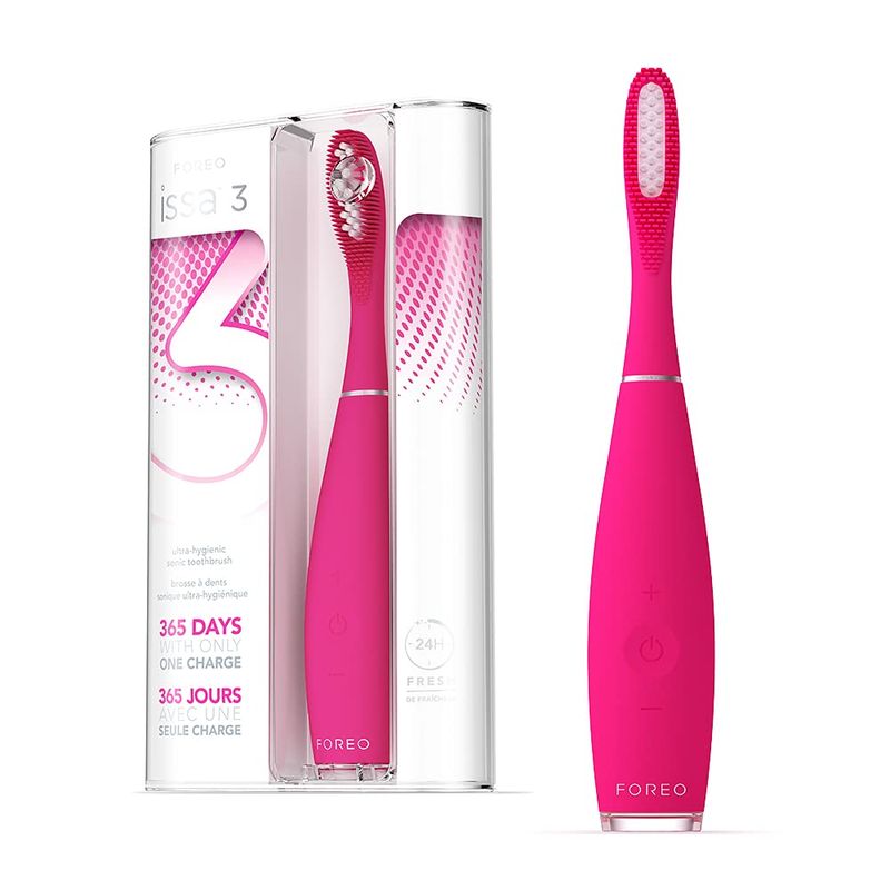 Foreo Issa 3 Electric Ultra-Hygienic 4-In-1 Sonic Toothbrush For Teeth ...