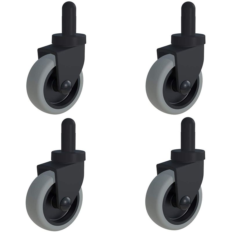 AAGUT 3" Mop Bucket Casters Replacement, Non-Marking TPR Castors with ...