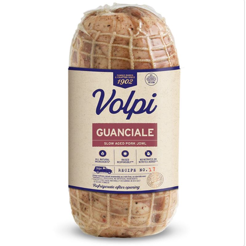 Guanciale Volpi - Slow Dry Aged Pork Jowl - 4lb by Alma Gourmet ...