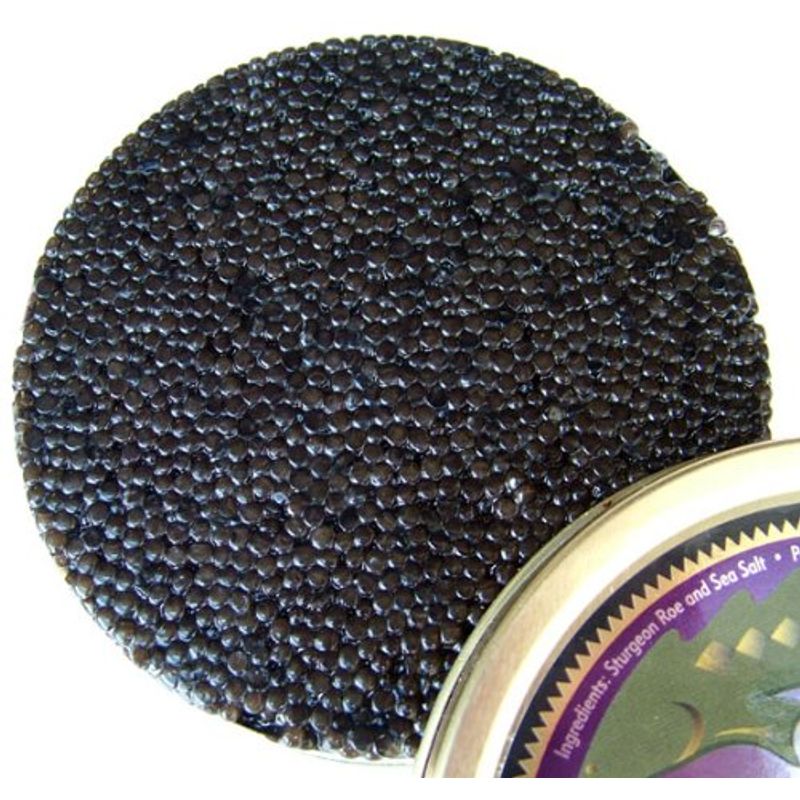 Sturgeon Caviar - Siberian Sturgeon Roe - Malossol, Farm Raised ...