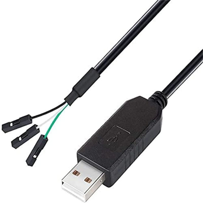 DTECH 3 Pin USB to TTL Serial 3.3V Adapter Cable TX RX Signal 0.1 inch ...