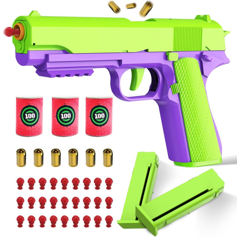Toy Gun, Foam Blaster, Children's Gun, Soft Foam Bullet Blaster Toy ...