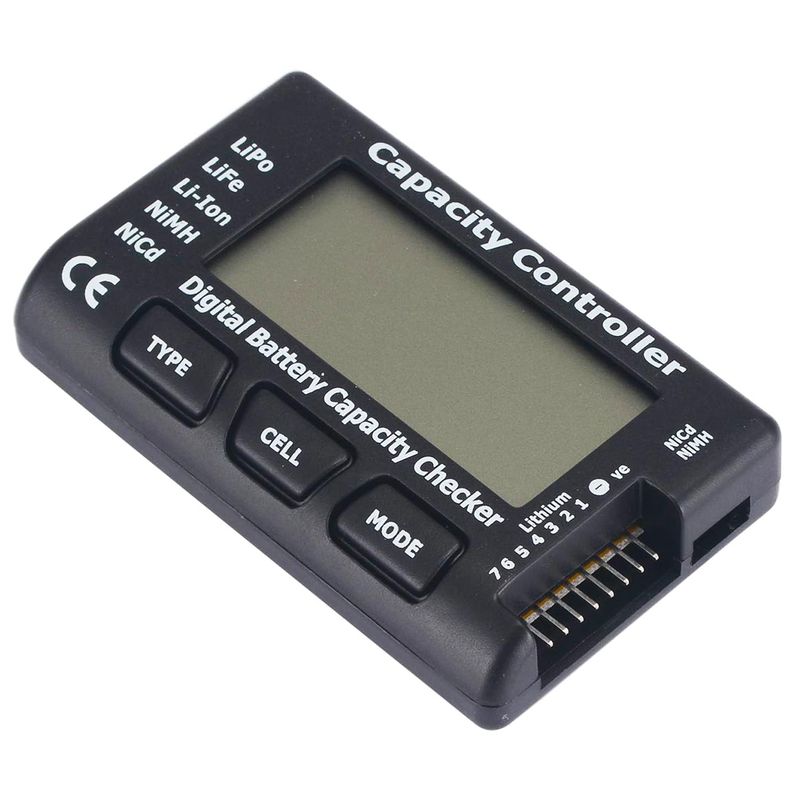 GTIWUNG RC Cell Meter-7 Digital Capacity Checker Controller Tester ...