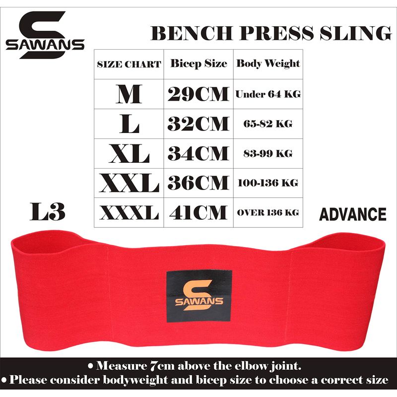 SAWANS Bench Press Sling Power Weight Lifting Training Fitness Increase ...