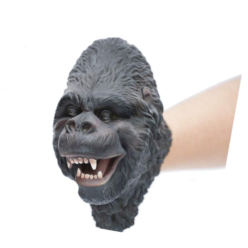 Yolococa Gorilla Hand Puppet Realistic Latex Soft Animal Toy ...
