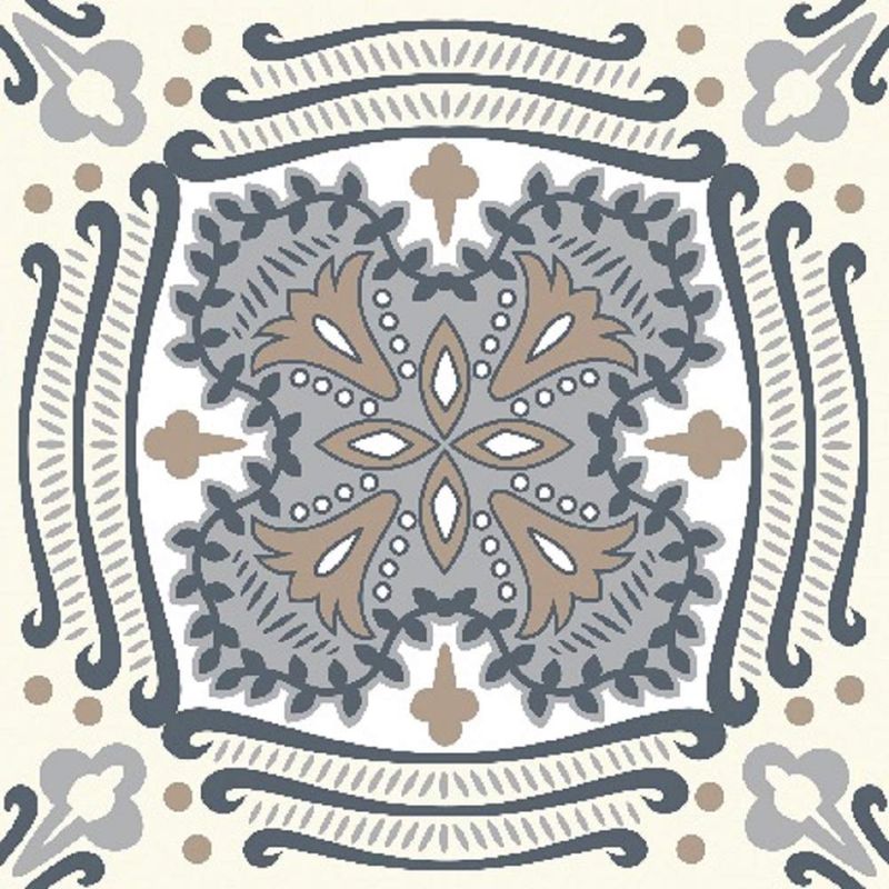 Traditional Modern Art Tile transfers Stickers Peel and Stick-Room Wall ...