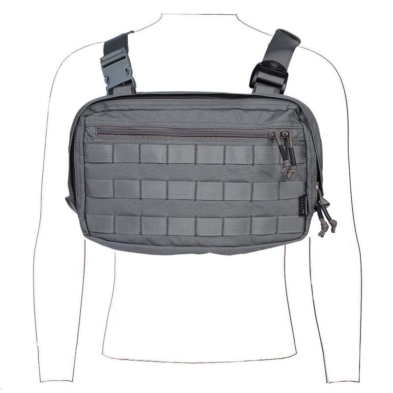 EMERSONGEAR EDC Portable Chest Bag,Military Tactical Water Resistant Chest Pack for Men Hiking ...