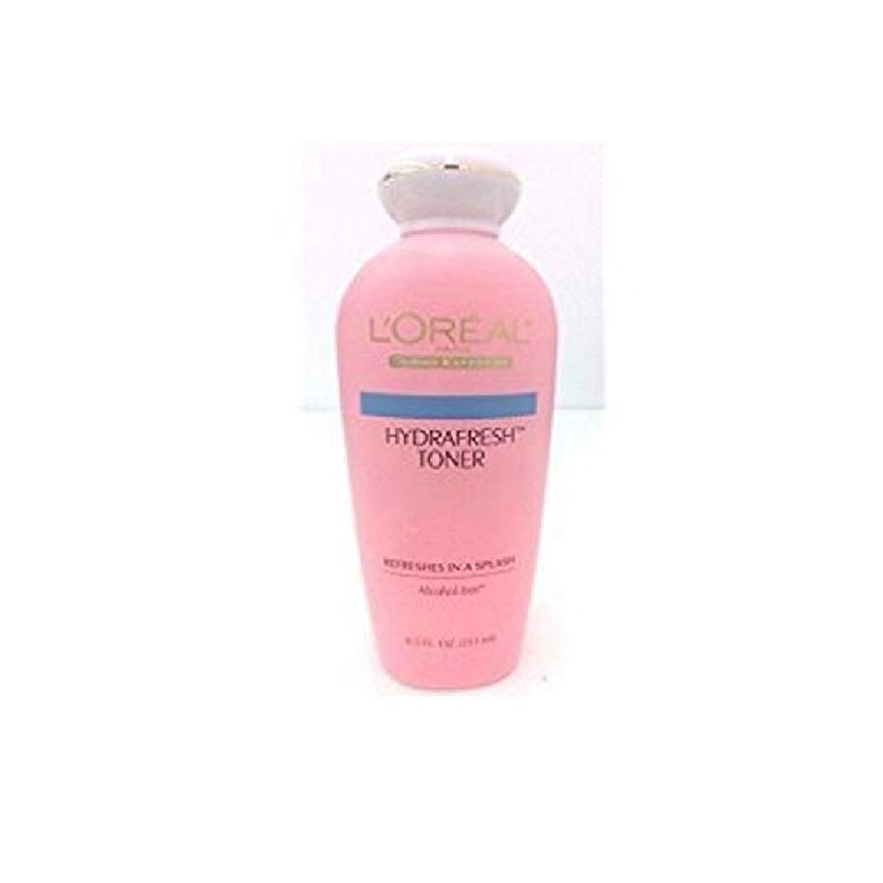 L'Oreal Paris 071249672044 Hydrafresh Toner Alcohol-Free, 1, Clear ...