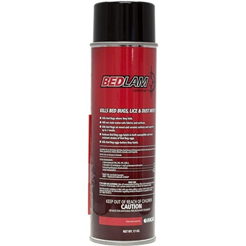 Bedlam Bed Bug Insecticide Spray - 17 Oz. | Lice, Nymphs, Ticks, Fleas ...