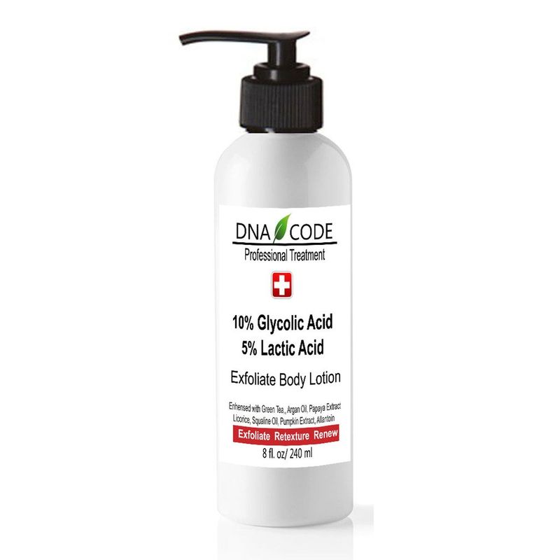 DNA CODE Skin Care Magic Body Lotion-Best 10% Glycolic 5% Lactic Acid ...