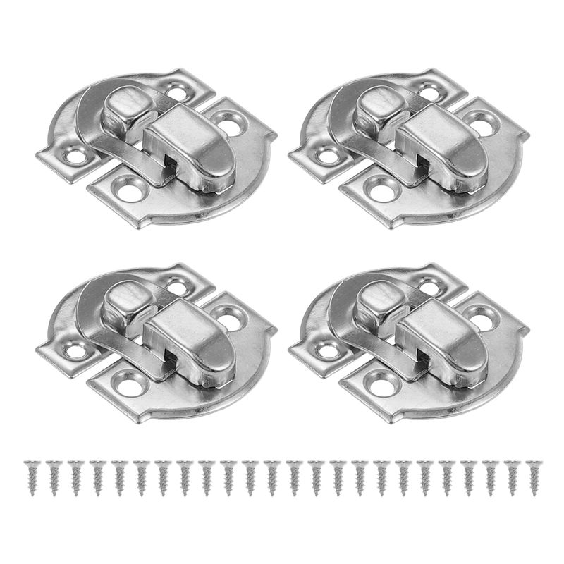 PATIKIL Small Metal Box Toggle Latch, 4 Pack Vintage Hasp Latch Lock ...