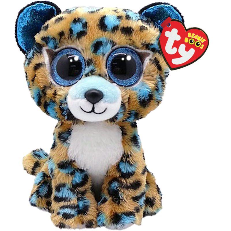 Ty Boo Animals Beanie Boo's-Plush Cobalt The Leopard 15cm-TY36691 ...