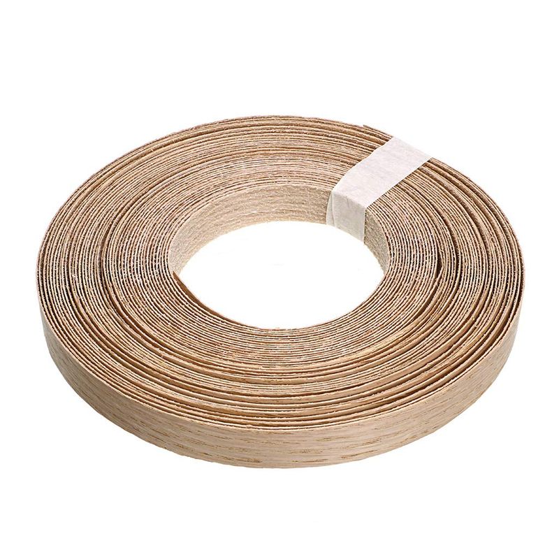 Skelang Wood Veneer Edging Tape, Pre-Glued Red Oak Veneer Edging Strip ...
