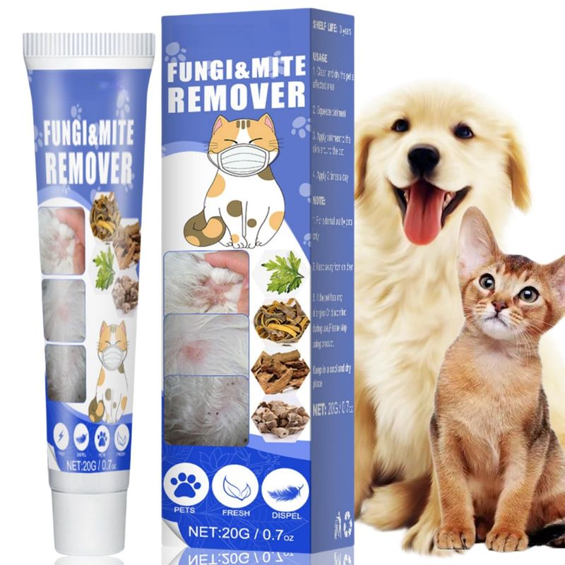 Dog Mite Remover,Pet Mite Removal Cream,Mite Treatment for Cats,Dog ...
