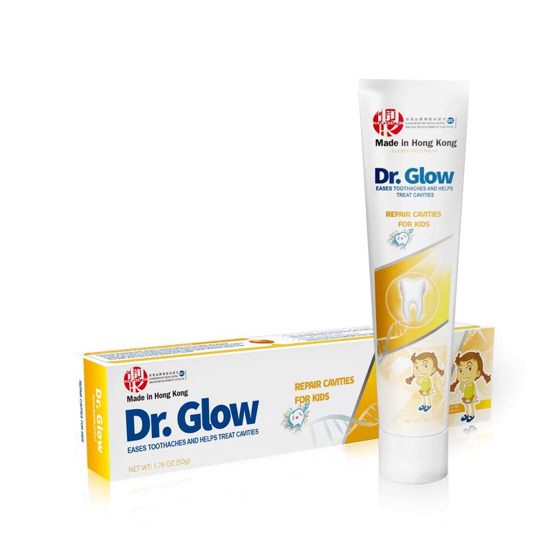 Dr. Glow Kids Toothpaste Cavity Repair Tooth Paste, Hydroxyapatite ...