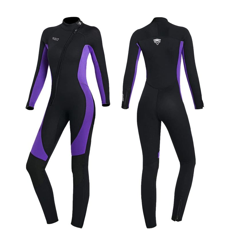 Wet Suits for Women Men Full Body 3MM Neoprene Wetsuit Diving Suit in ...