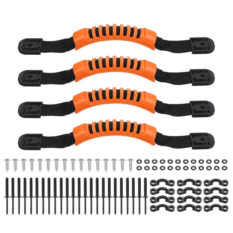 PATIKIL Kayak Carry Handle Kit, 4 Pcs Canoe Handles with 24 Rivets, 12 ...