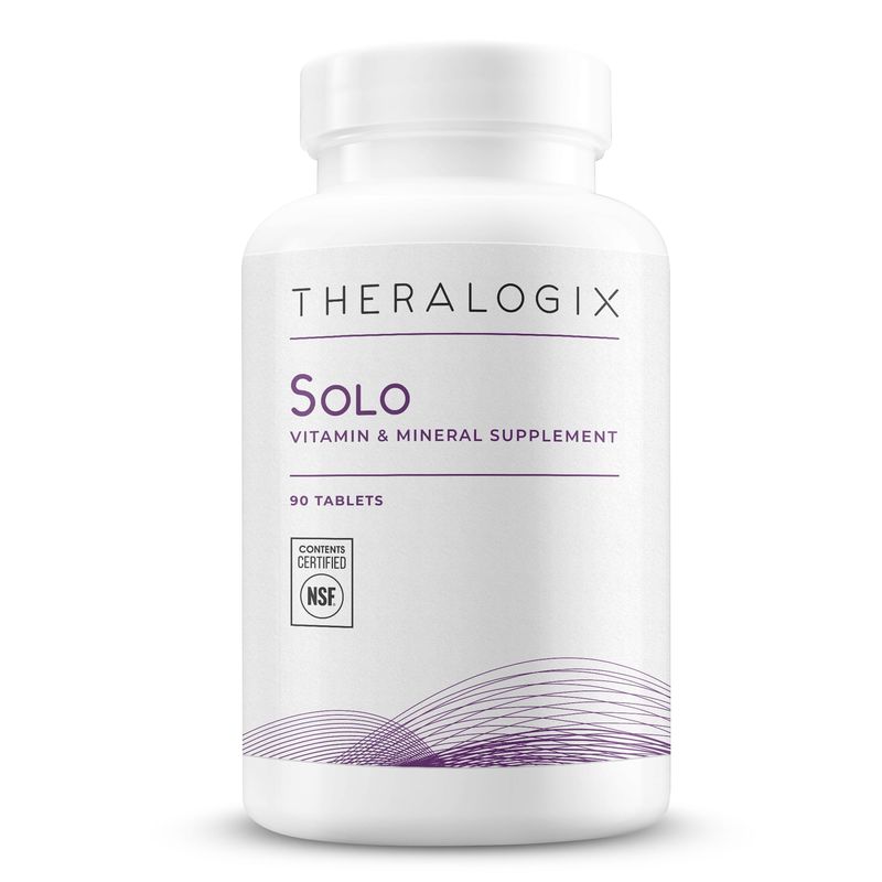 Theralogix Solo Multivitamin & Multimineral Supplement Without Iron ...