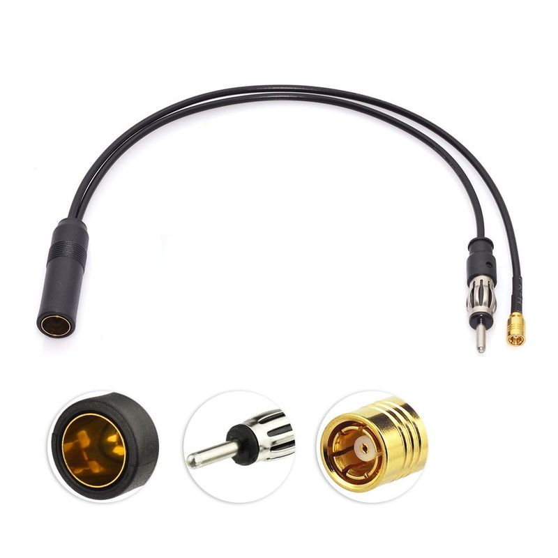 Eightwood DAB Splitter DAB Aerial Splitter Cable SMB Antenna Splitter ...