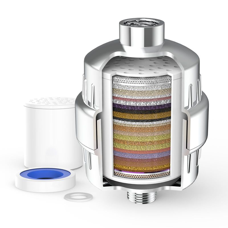 MEKO 36 Stage Shower Filter for Hard Water, Multi-Stage Shower Water ...
