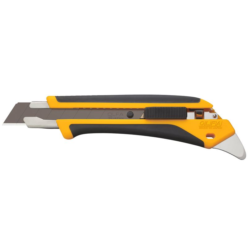 OLFA 18mm Heavy-Duty Utility Knife (LA-X) - Multi-Purpose No-Slip Grip ...