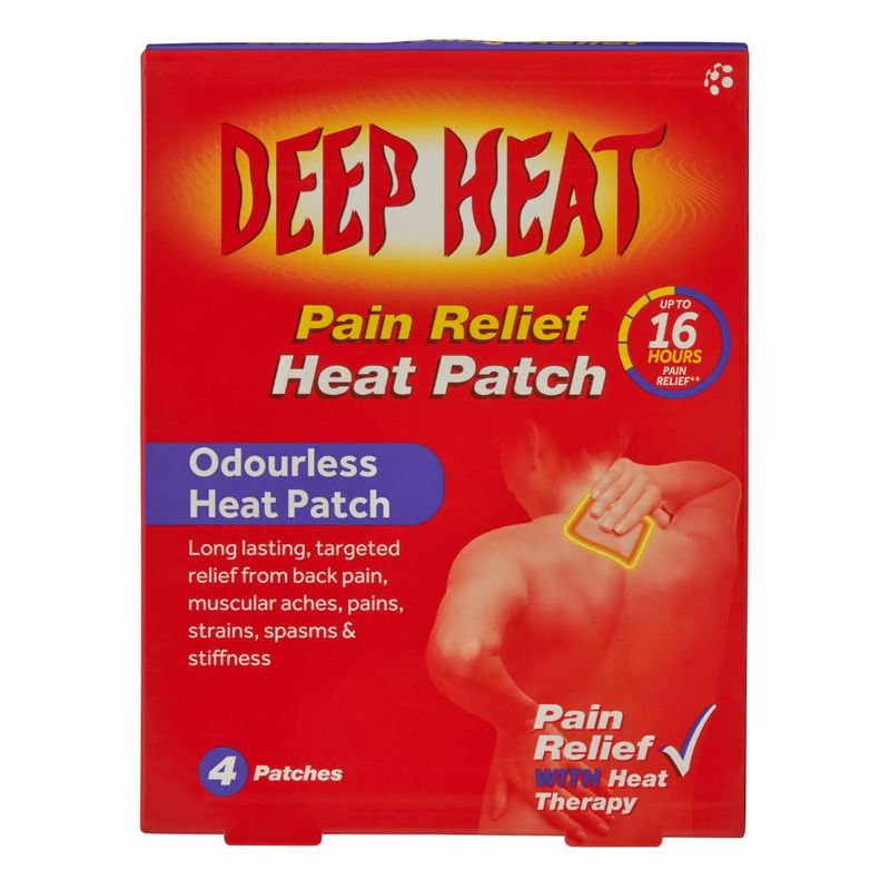 Mentholatum Deep Heat - Pain Relief Heat Patches,For Muscular Aches ...
