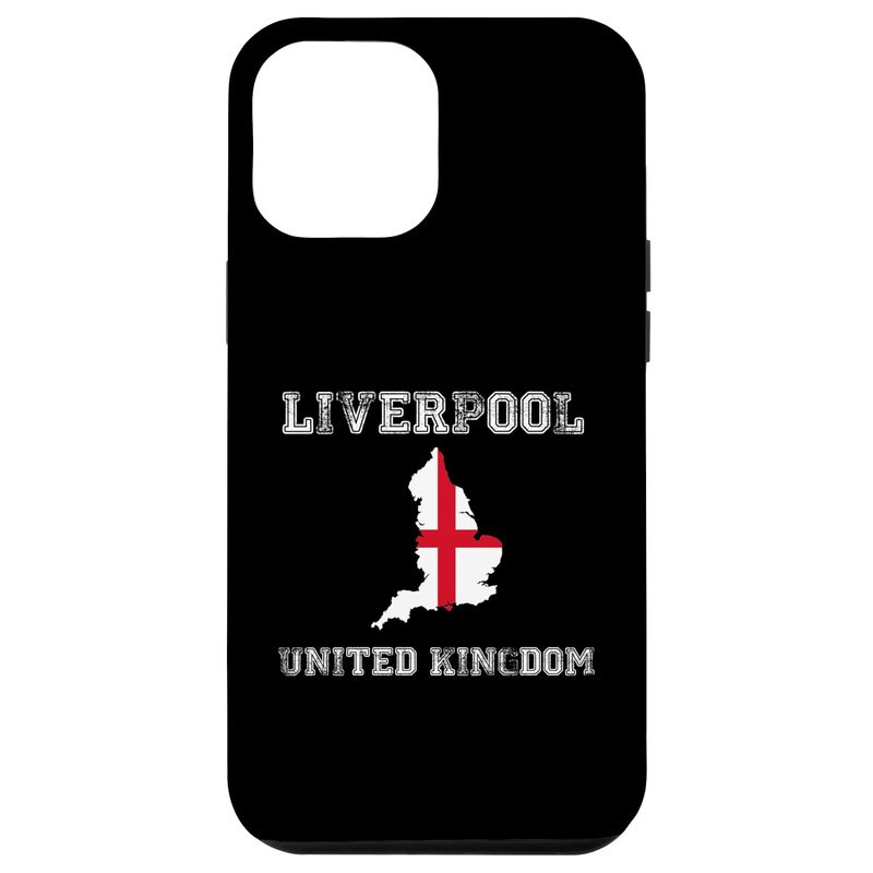 iPhone 15 Plus Liverpool British Vintage British Flag Map Smartphone ...