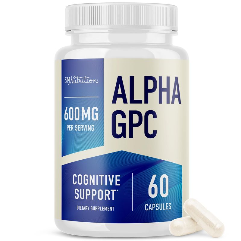 Alpha GPC 600 mg | Brain & Memory Support Supplement | Mental ...