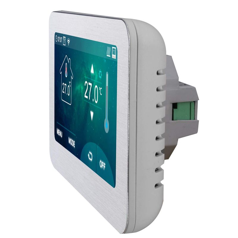 Underfloor Heating Full Colour Touch Screen 4.3 inch Thermostat (Floor ...