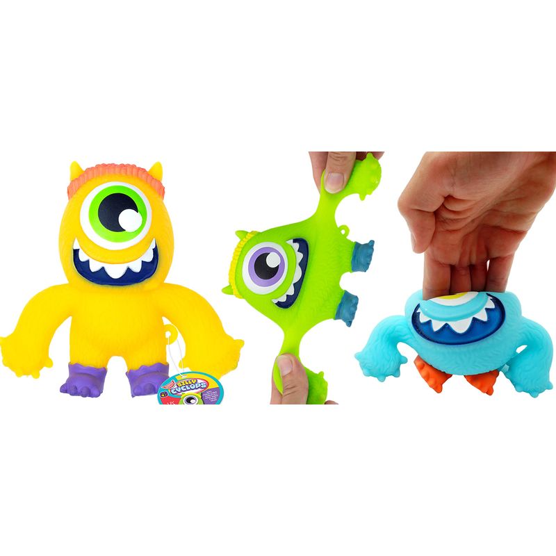 JA-RU Silly Cyclops Stretchy Squishy Fidget Toy (1 Monster Assorted) 4. ...