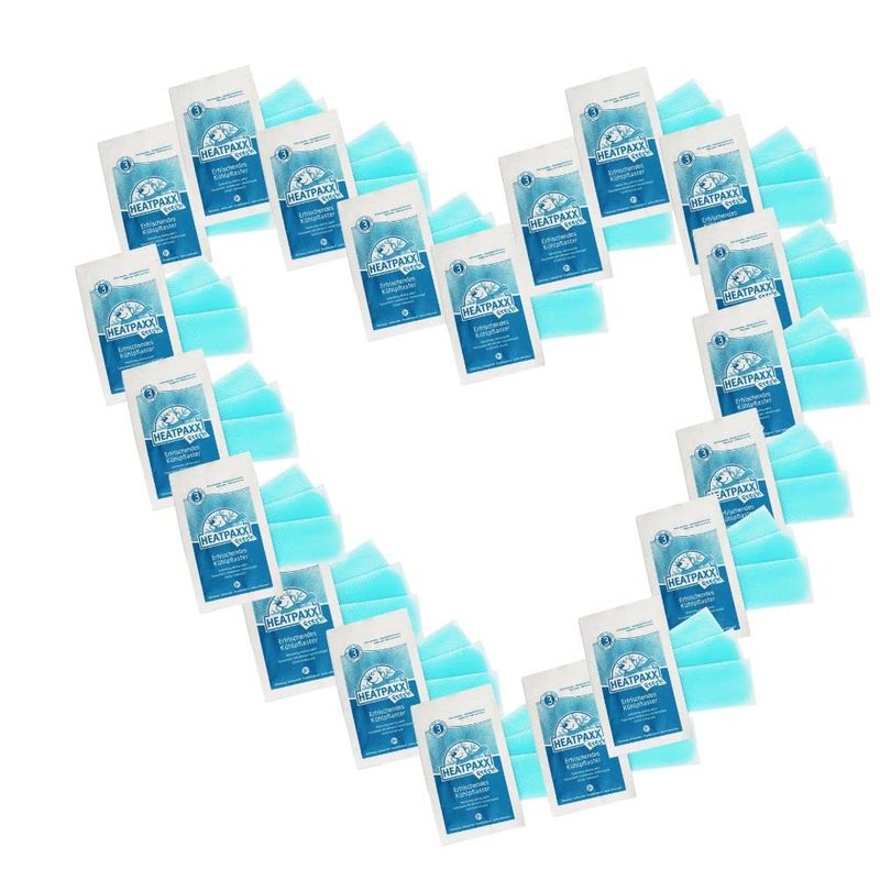 60 x HPXfresh® Cooling Plasters with Menthol | 20 x 3 Plasters for ...