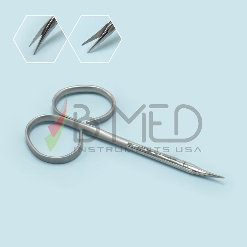 OR Grade Ribbon Steven Tenotomy Scissors 4" Curved Blunt Surgical ...