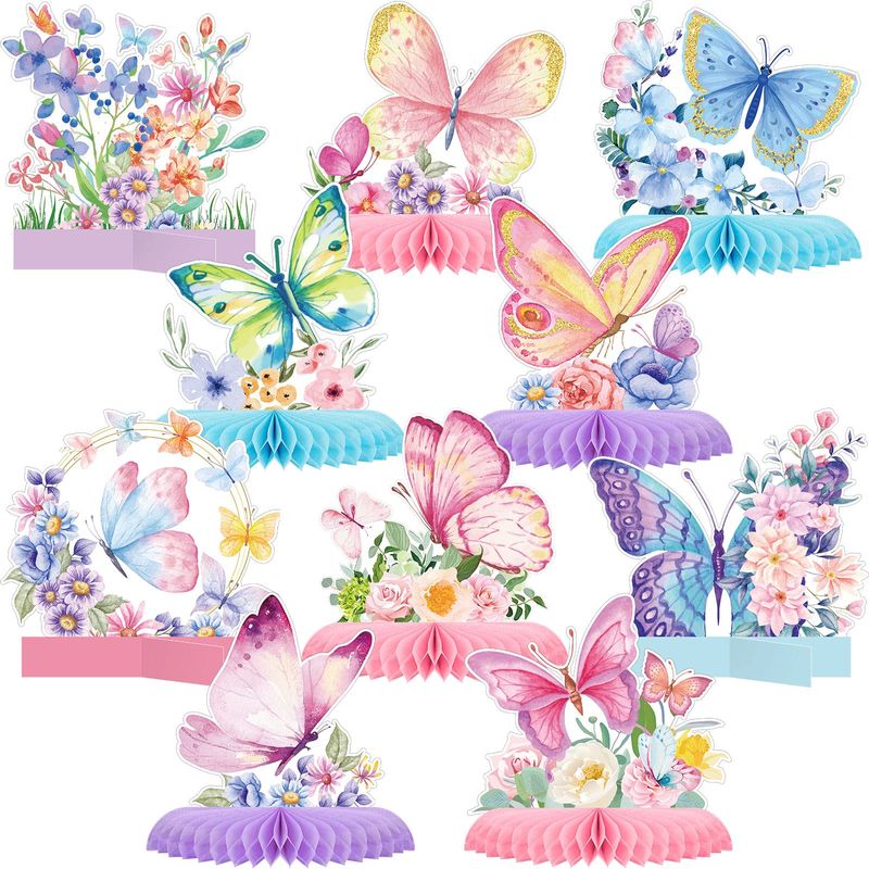 10 Pieces Butterfly Centerpieces for Tables Butterfly Birthday Party ...