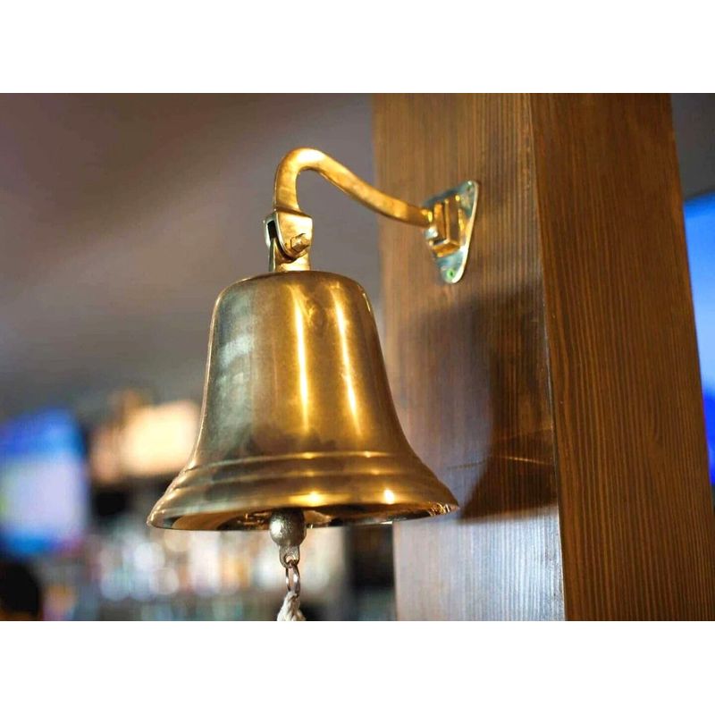 Ships Bell Pub Last Orders Bell Wall Mountable - Ideal for Pubs & Home ...