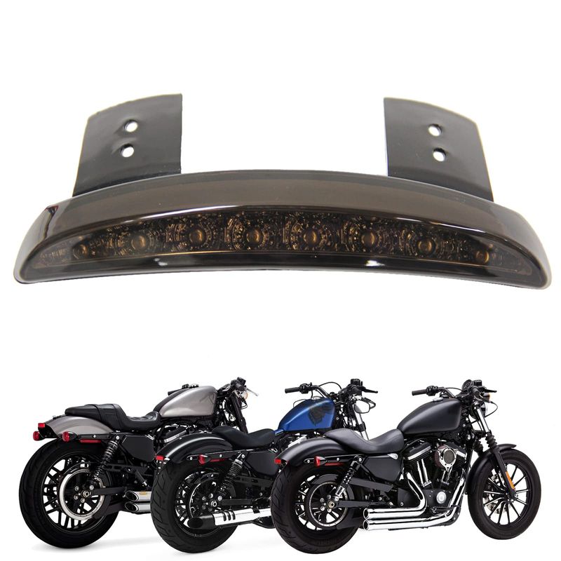 Motorcycle LED Rear Light, Indicator Light, Motorcycle Smoke Chopped ...