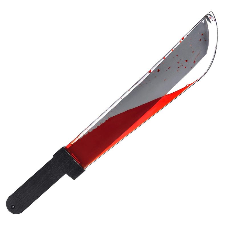 Bleeding Machete (21") - Pack of 1 - Realistic Plastic Prop with ...
