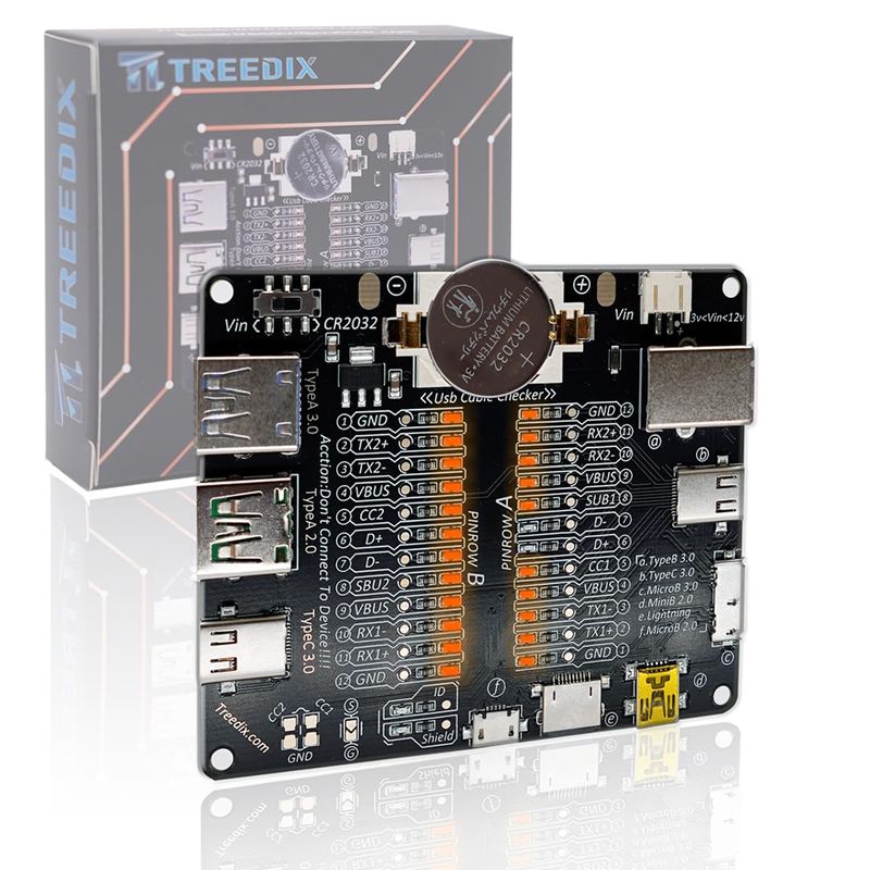 Treedix USB Cable Tester, USB C Cable Tester, Usb Data Cable Tester ...