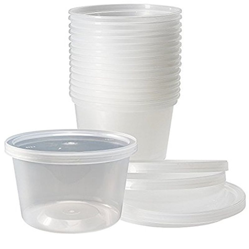 Delitainer 16 oz. Deli Food Containers w/ Lids - Pack of 36 By ...