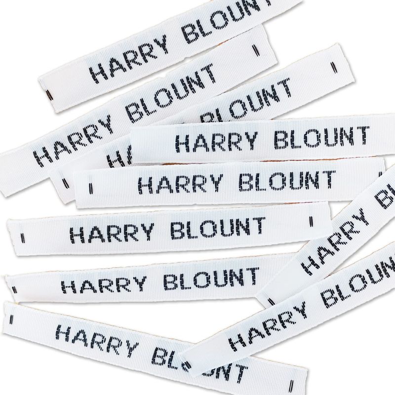 36 Woven Sew in School Name Tapes Name Tags Labels - Online Marketplace ...