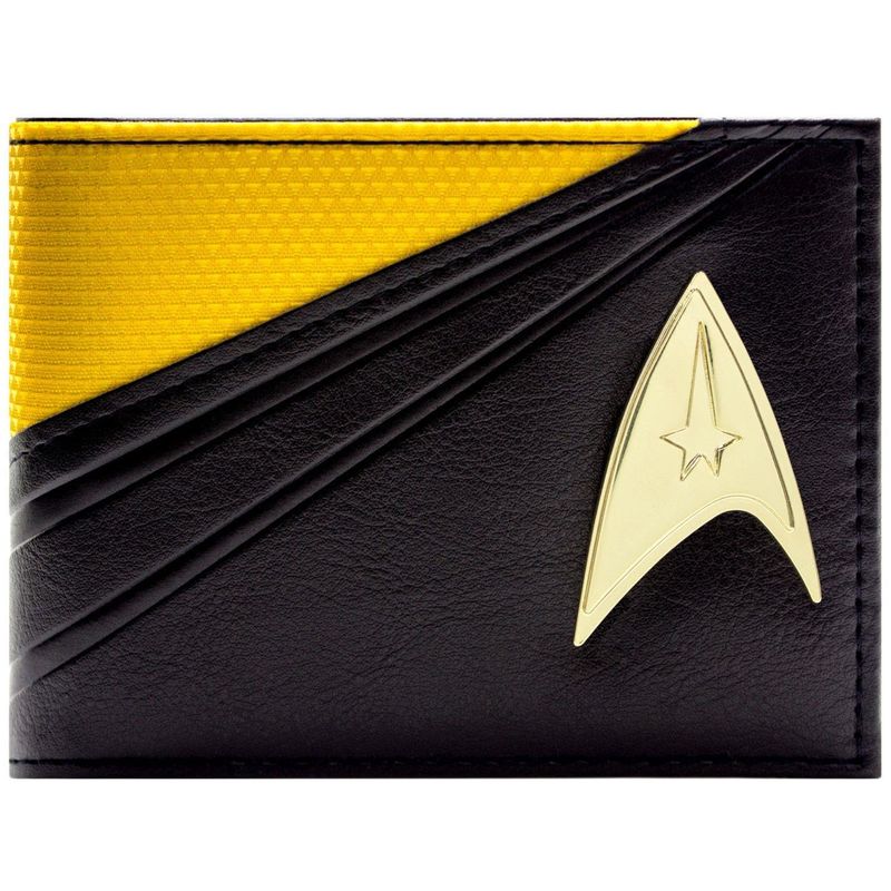 Enterprise USS Starfleet Command Uniform Metallic Emblem Wallet Bi-Fold ...