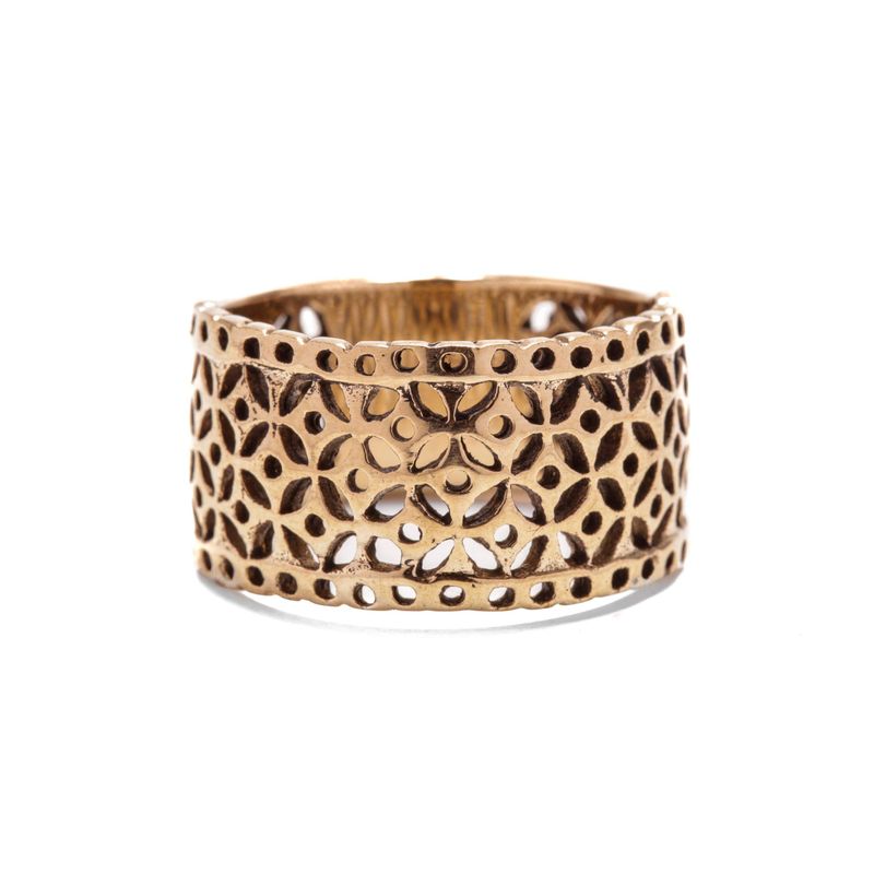 WINDALF Wikinger Ring SVENJA h: 1.2 cm Byzantinischer Mittelalter-Ring ...