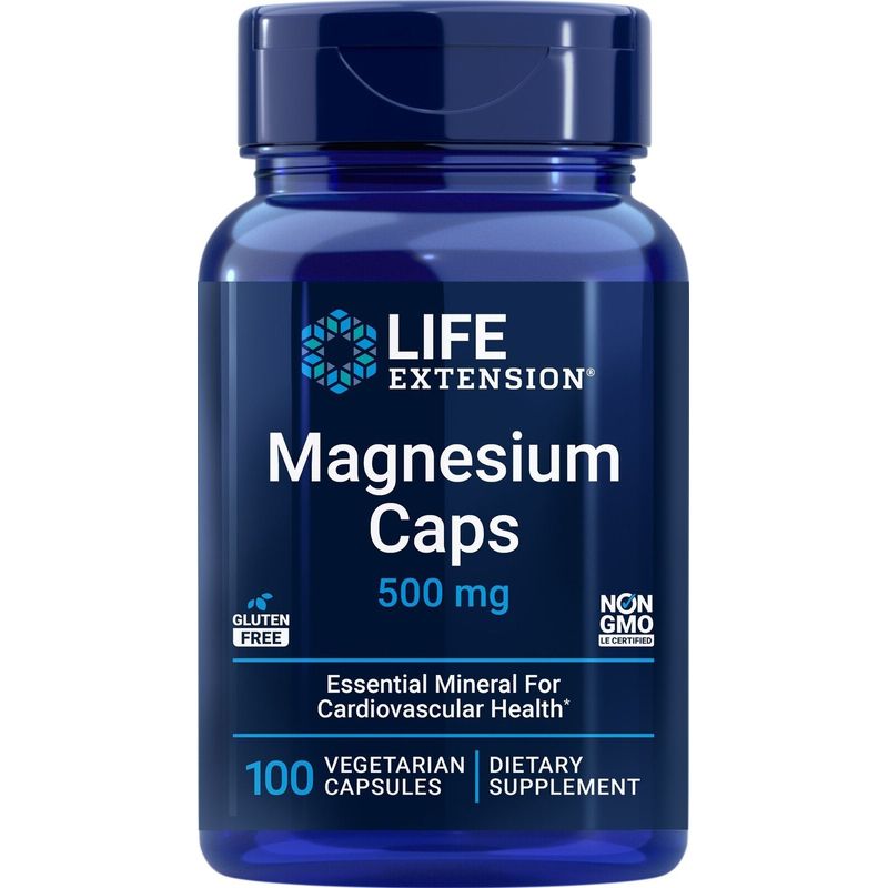 Life Extension Magnesium Caps 500 mg 100 VegCap - EveryMarket