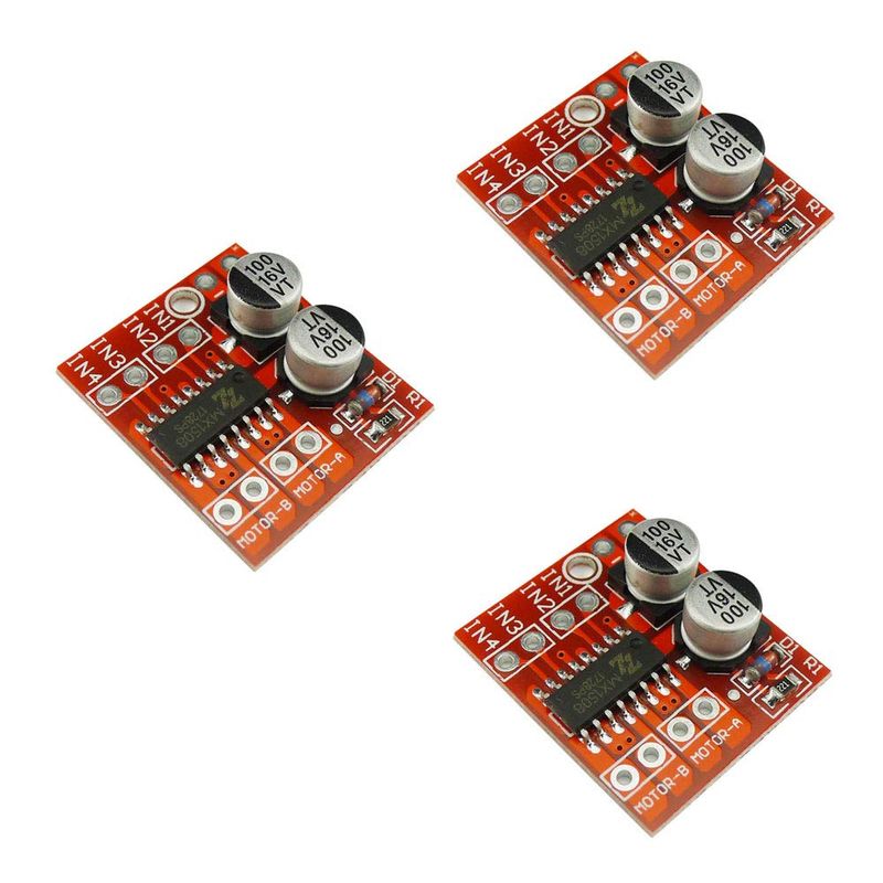 KKHMF 3pcs 2 Channel DC Motor Drive Module Positive and Negative ...