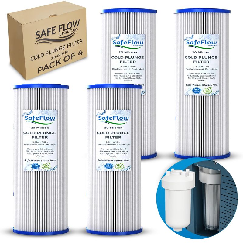 10in Ice Bath Chiller Filters 20 Micron 10" x 2.5" Water Filter ...