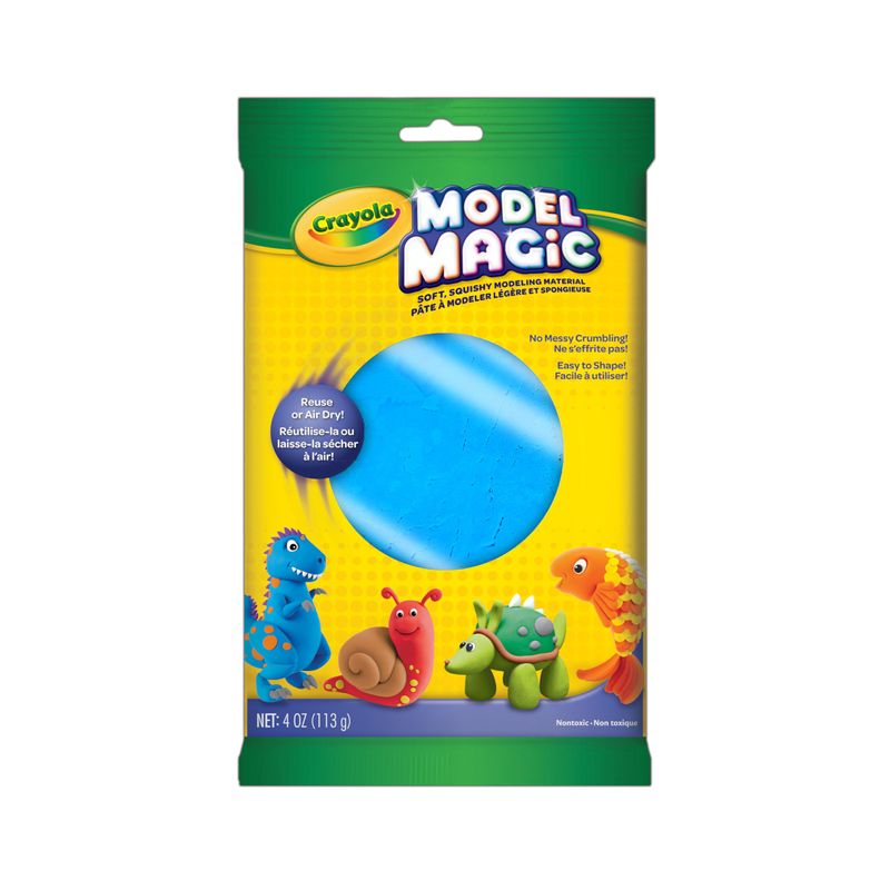Crayola Model Magic Modeling Compound, Blue, 4 oz. Pouch - Online ...