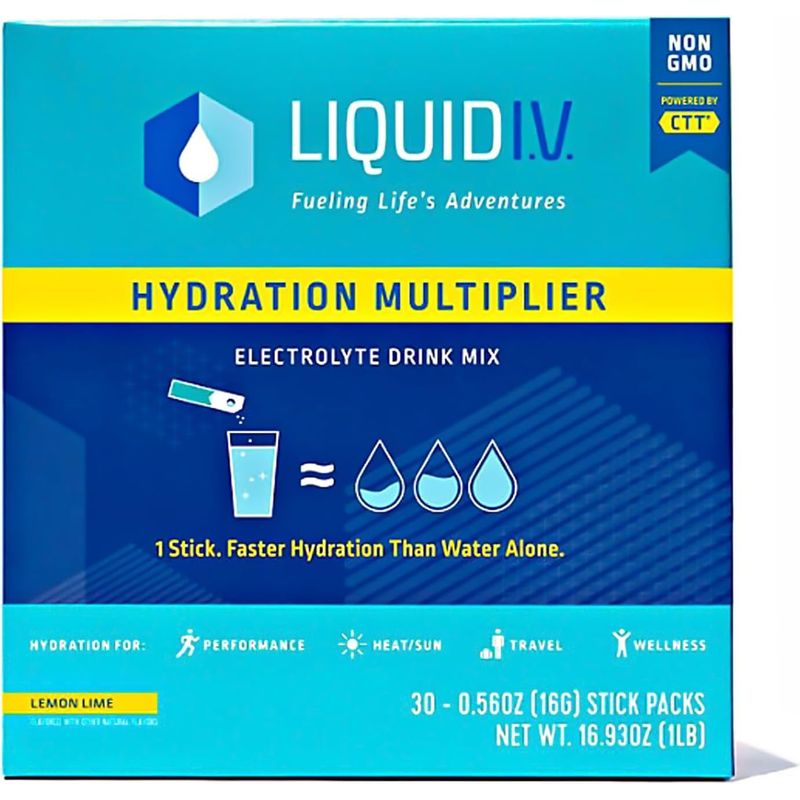 Liquid IV Hydration Multiplier - Lemon Lime - Powder Packets ...