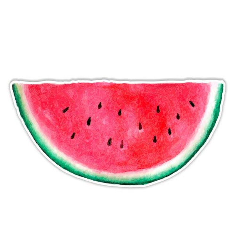 GT Graphics Watermelon Slice - 12" Vinyl Sticker Waterproof Decal ...