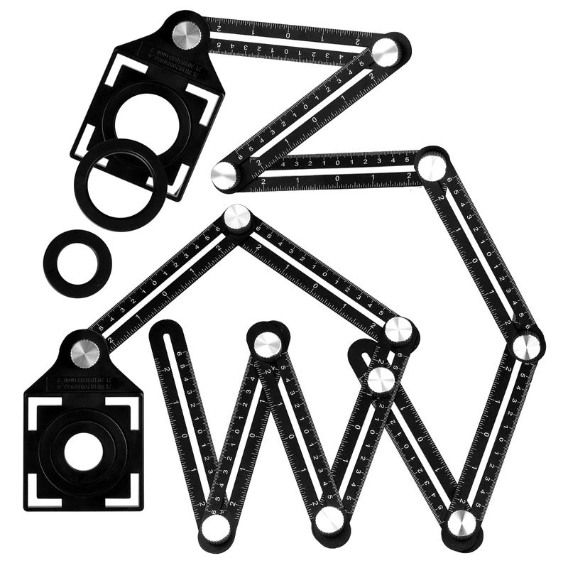 Aweohtle Angle Template, Tile Tool Template Tool Multi Protractor 12 ...