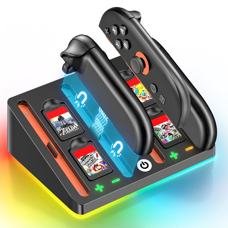 Joy-Con 2 Charging Stand for Nintendo Switch 2, Storage for Up to 4 ...