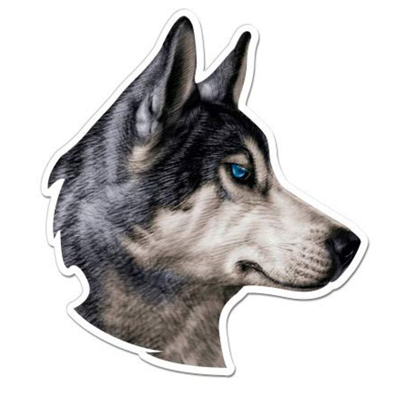 GT Graphics Husky - 12" Vinyl Sticker Waterproof Decal - Online ...